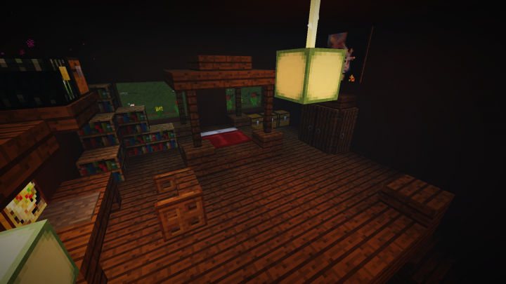 Minecraft Spruce Rustic House w/Download Minecraft Map