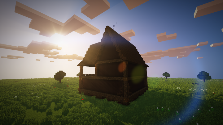 Minecraft Spruce Rustic House w/Download Minecraft Map