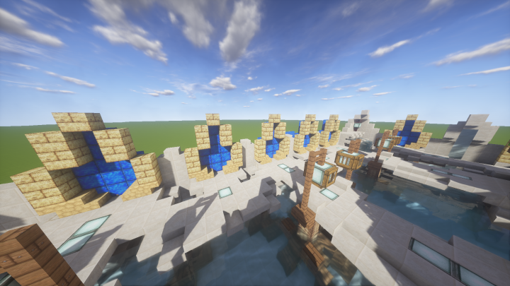 Small Portal Hub - 16 Total Portals Minecraft Map