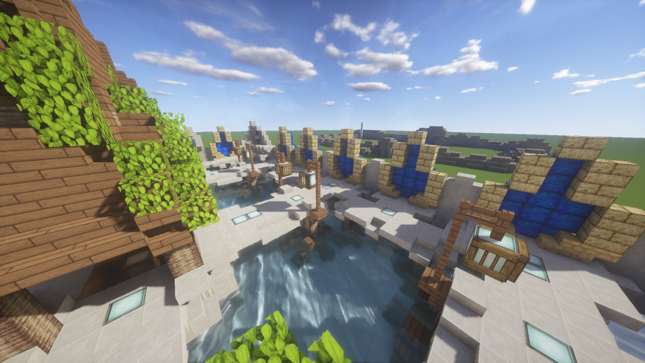 Small Portal Hub - 16 Total Portals Minecraft Map