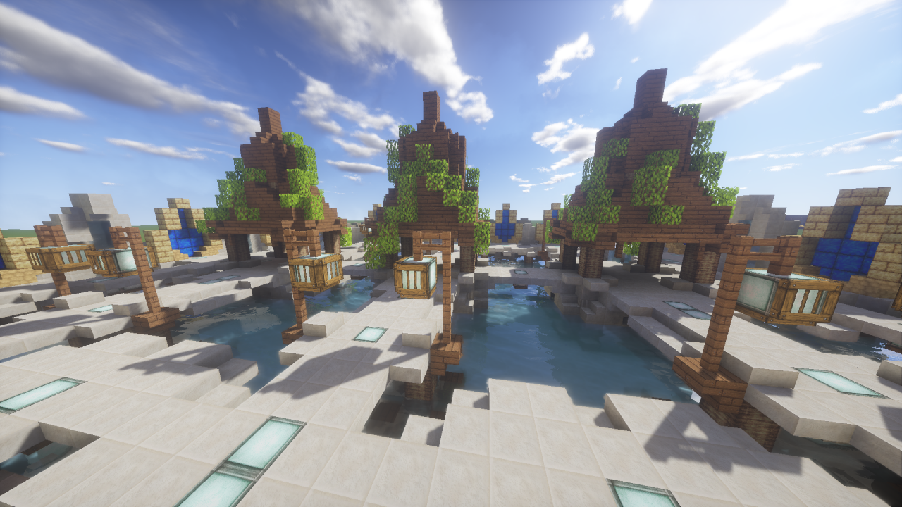 Small Portal Hub - 16 Total Portals Minecraft Map