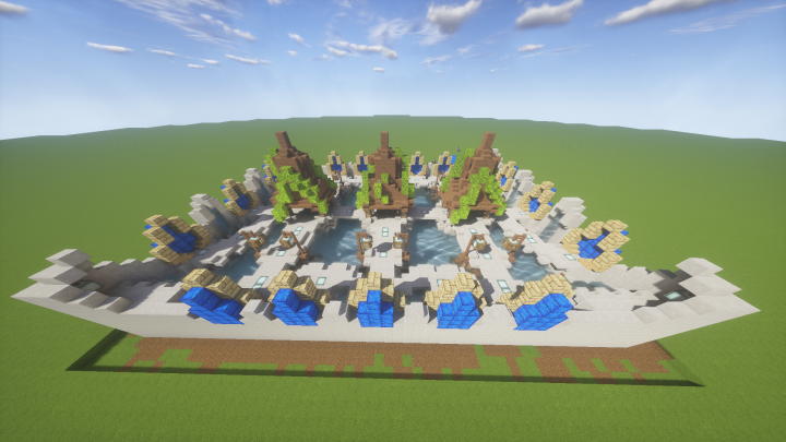 Small Portal Hub - 16 Total Portals Minecraft Map