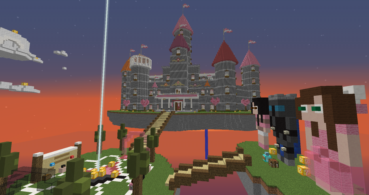 Pat and Jen Castle Map -Lucky Blocks Version Minecraft Map