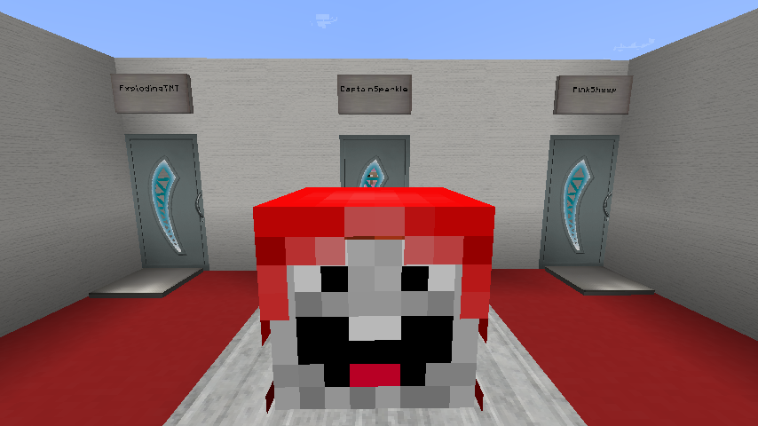 Guess the YOUTUBERS !! Minecraft Map