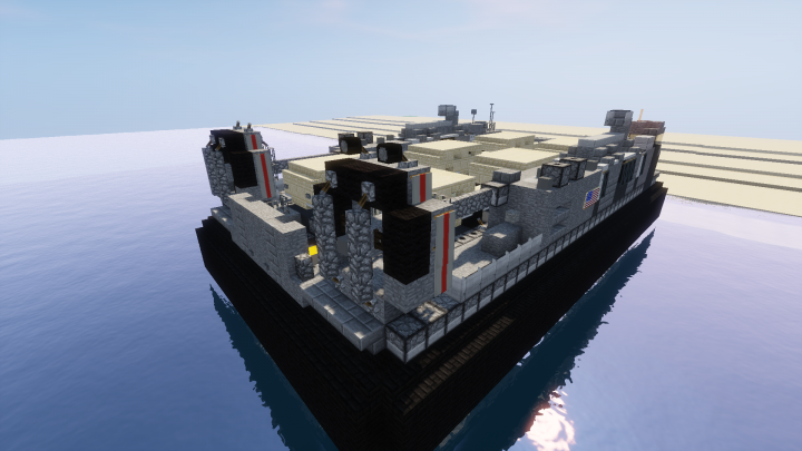 LCAC Landing Craft Air Cushion U.S. Navy 1,5:1 Minecraft Map