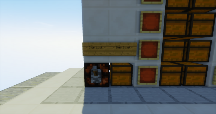 Redstone item Sorter Minecraft Map