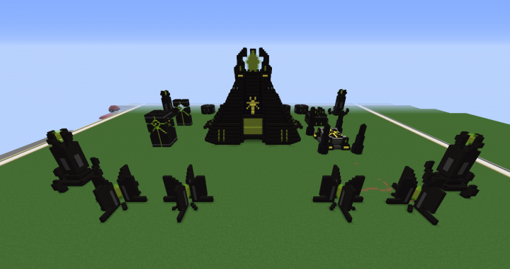 Necrons Base from Warhammer 40k Minecraft Map