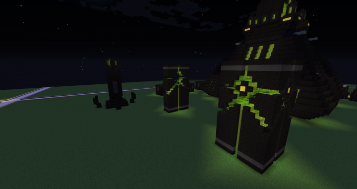 Necrons Base from Warhammer 40k Minecraft Map