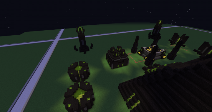 Necrons Base from Warhammer 40k Minecraft Map