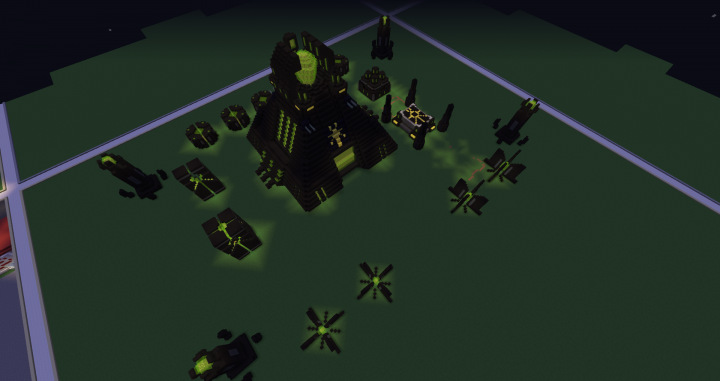 Necrons Base from Warhammer 40k Minecraft Map