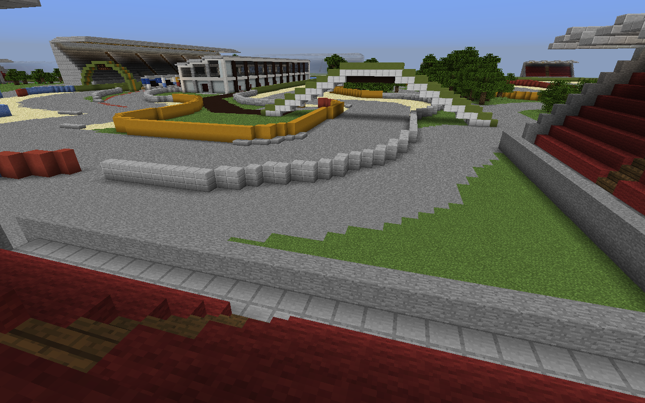 Minetown race circuit Minecraft Map