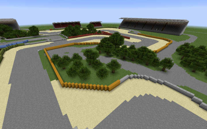 Minetown race circuit Minecraft Map