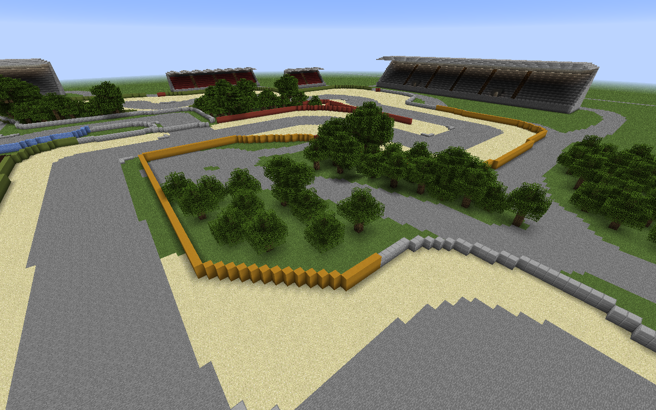 Minetown race circuit Minecraft Map