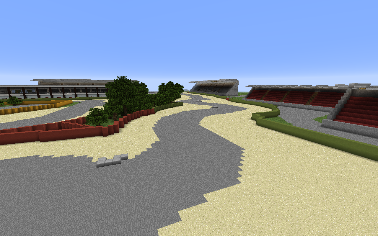 Minetown race circuit Minecraft Map