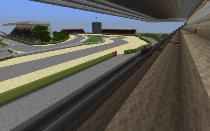 Minetown race circuit Minecraft Map