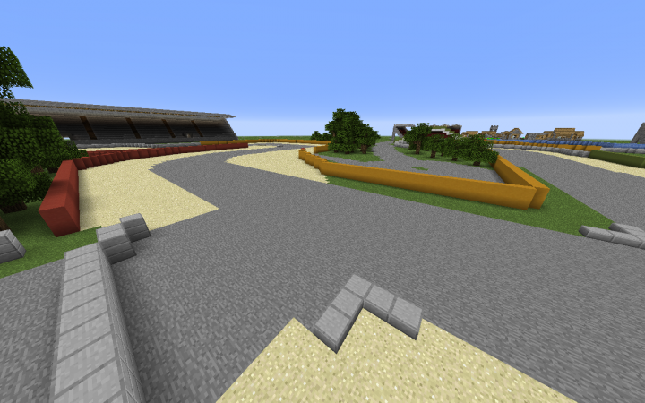 Minetown race circuit Minecraft Map