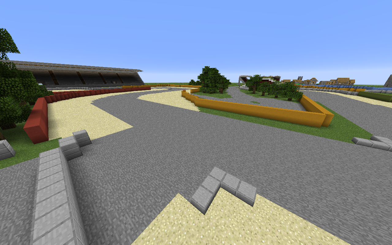 Minetown race circuit Minecraft Map