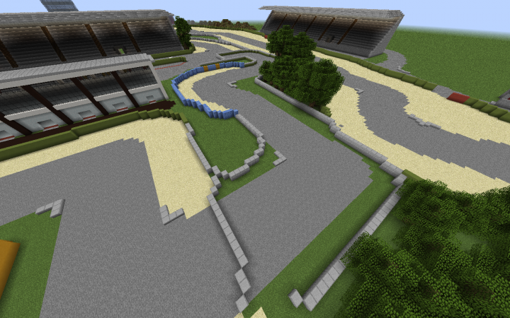 Minetown race circuit Minecraft Map