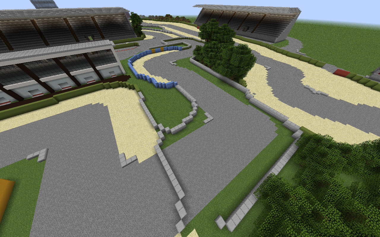 Minetown race circuit Minecraft Map