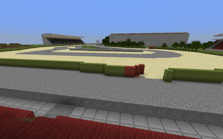 Minetown race circuit Minecraft Map