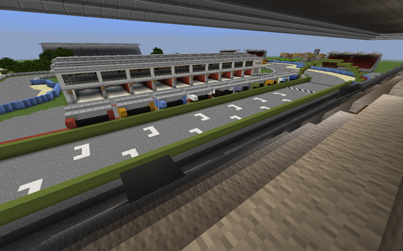 Minetown race circuit Minecraft Map