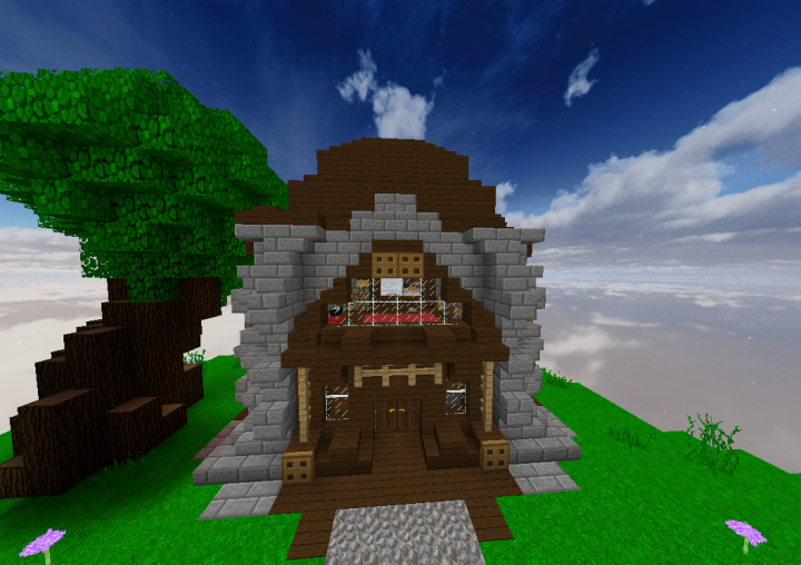 Custom Flying Island Minecraft Map