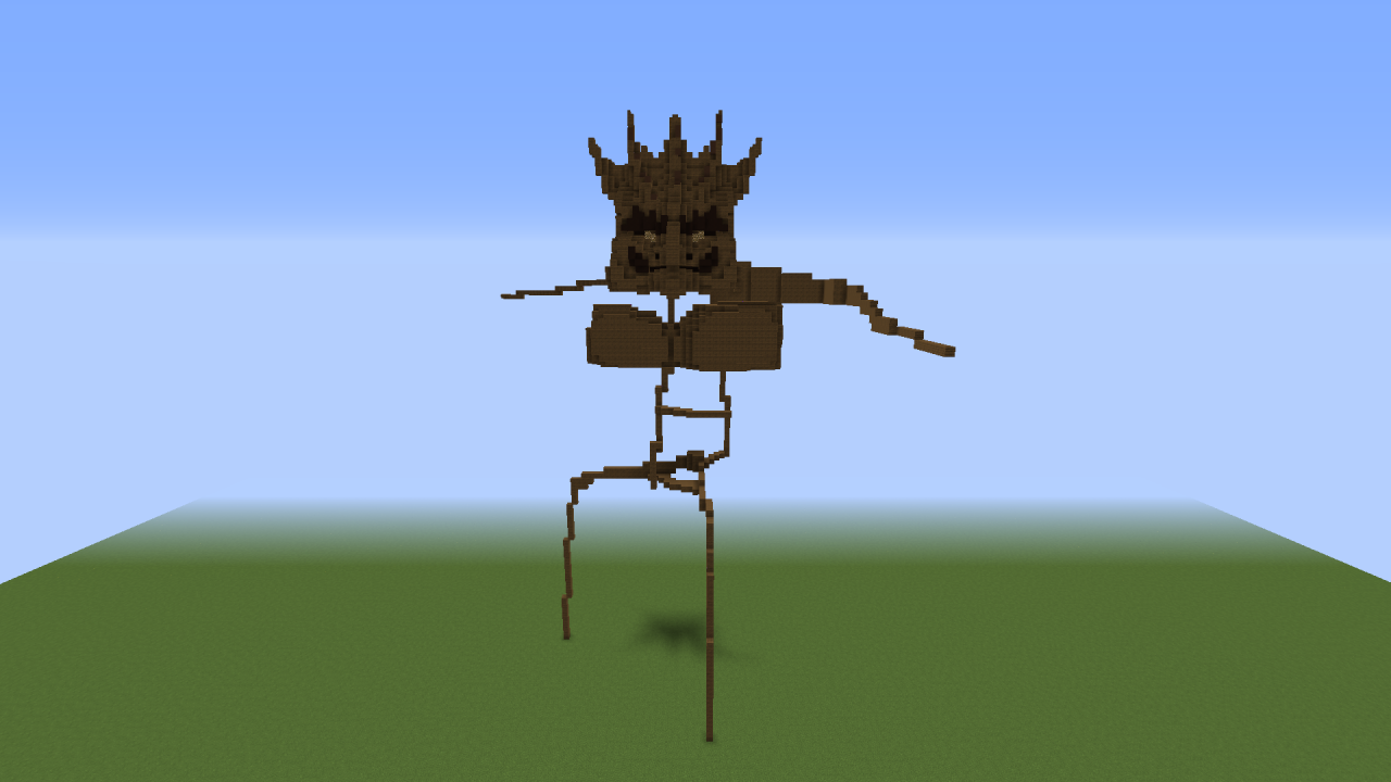 Hashirama Wood Golem (1:1 scale) Minecraft Map