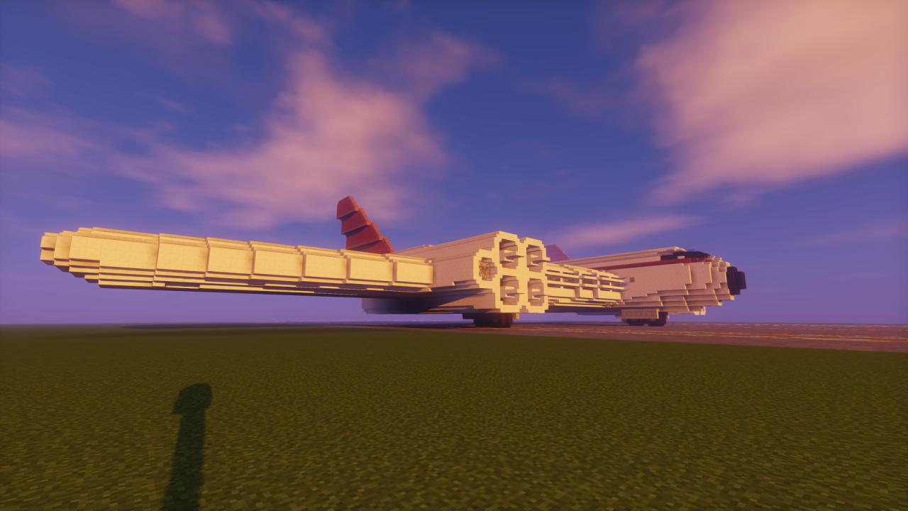 Fallout 4 Blended Wing Jet Liner Minecraft Map