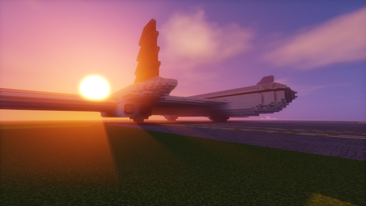 Fallout 4 Blended Wing Jet Liner Minecraft Map