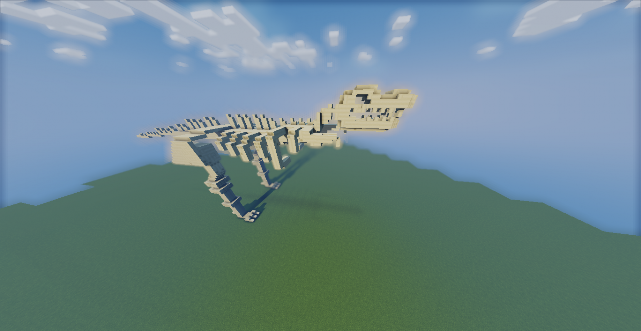 Skeleton Tyrannosaurus by Lickas Minecraft Map