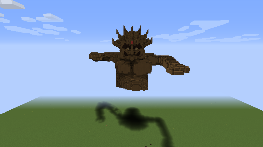 Hashirama Wood Golem (1:1 scale) Minecraft Map