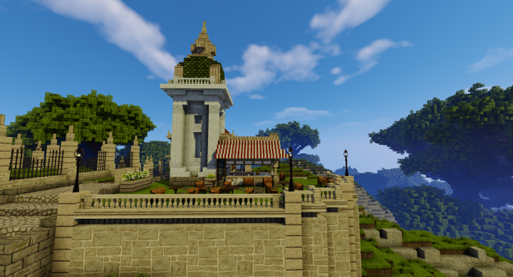 Newsstand&Monument Minecraft Map