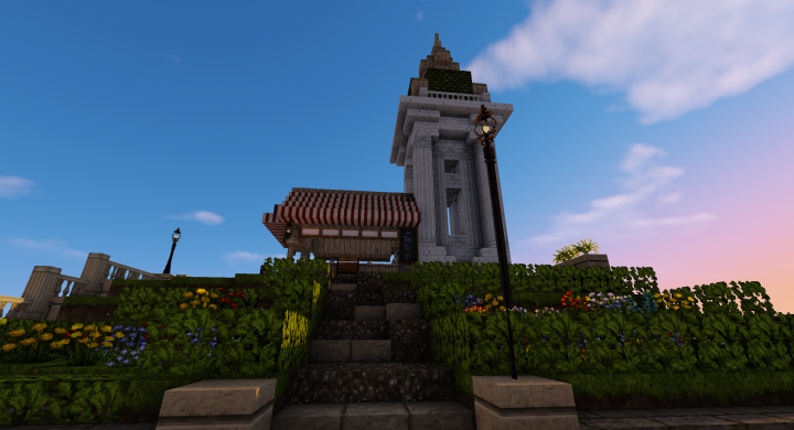 Newsstand&Monument Minecraft Map