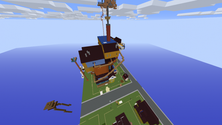 hello neighbour alpha 4 1.8 Minecraft Map