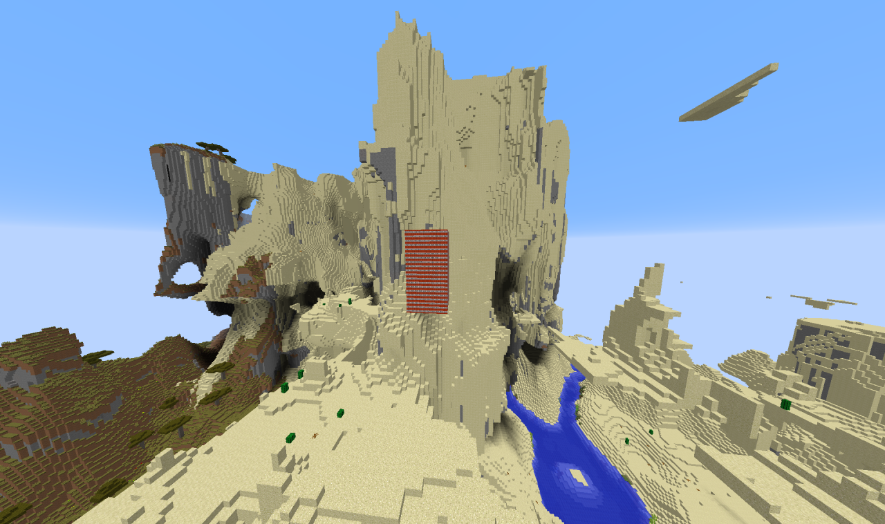 2000 tnt IN AMAZING BIOME Minecraft Map