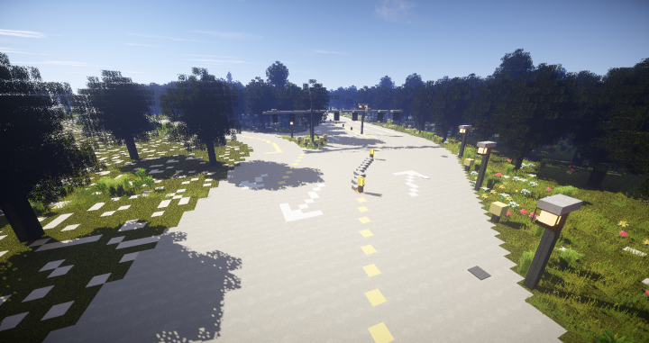 AwesomeRoads-Highways/Streets/Roads-NewPortCityProject Minecraft Map