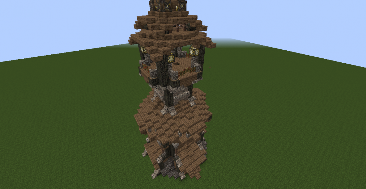 Epic Fantasy Medieval Archer Tower Minecraft Map