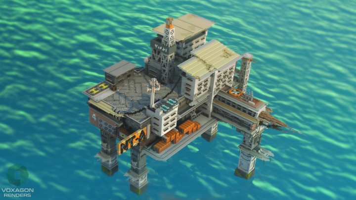 NT-A Oil Rig Minecraft Map