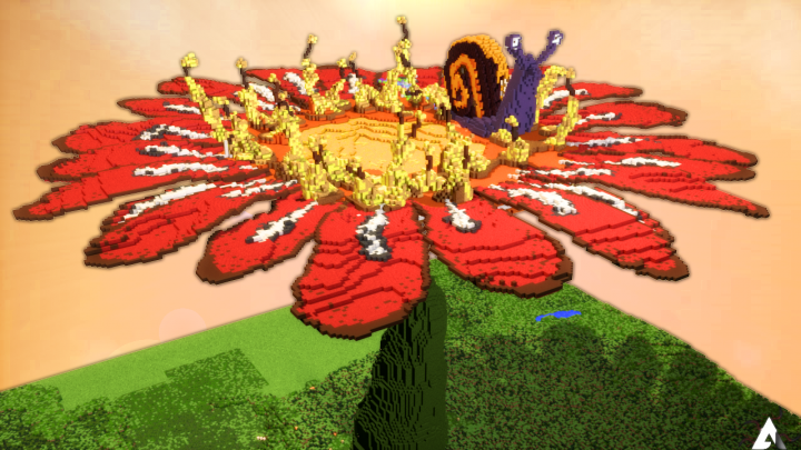 PVP Flower Arena Minecraft Map