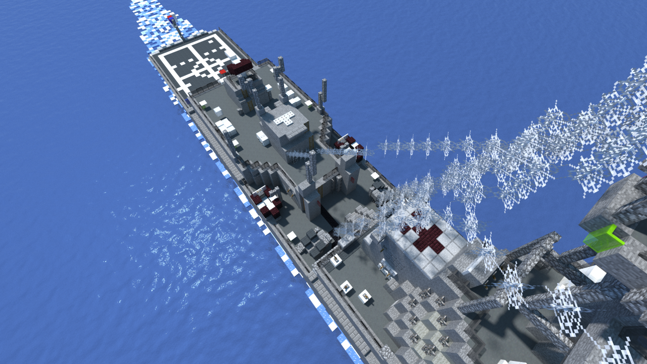 HMAS Hobart DDG-39 (2017) v2 [1:1] [Exterior Only] Minecraft Map