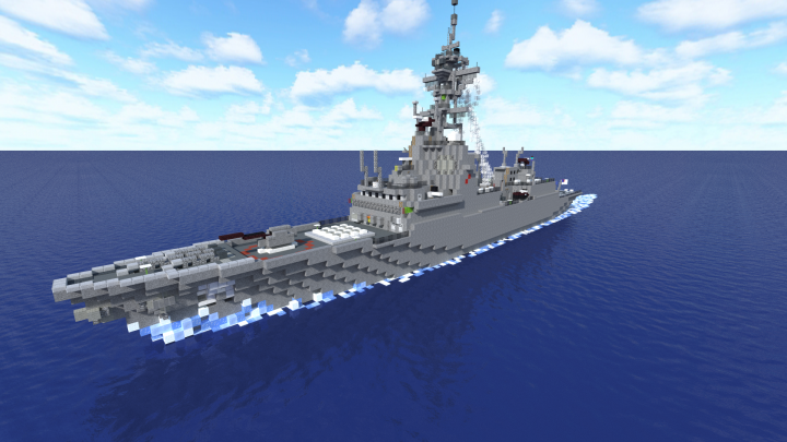 HMAS Hobart DDG-39 (2017) v2 [1:1] [Exterior Only] Minecraft Map