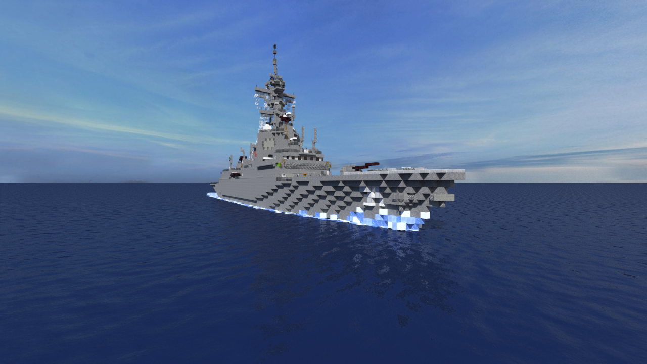 HMAS Hobart DDG-39 (2017) v2 [1:1] [Exterior Only] Minecraft Map