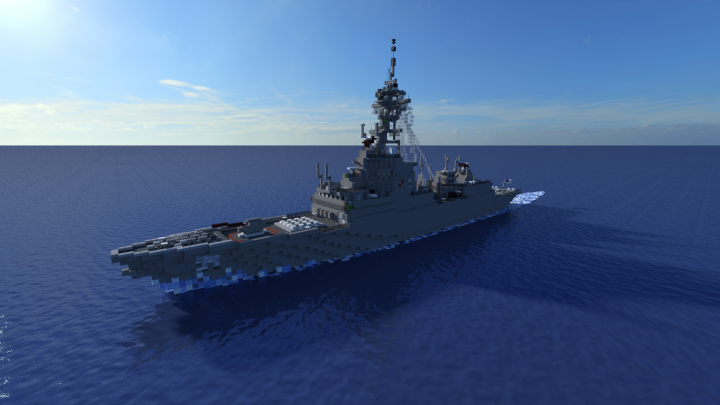 HMAS Hobart DDG-39 (2017) v2 [1:1] [Exterior Only] Minecraft Map