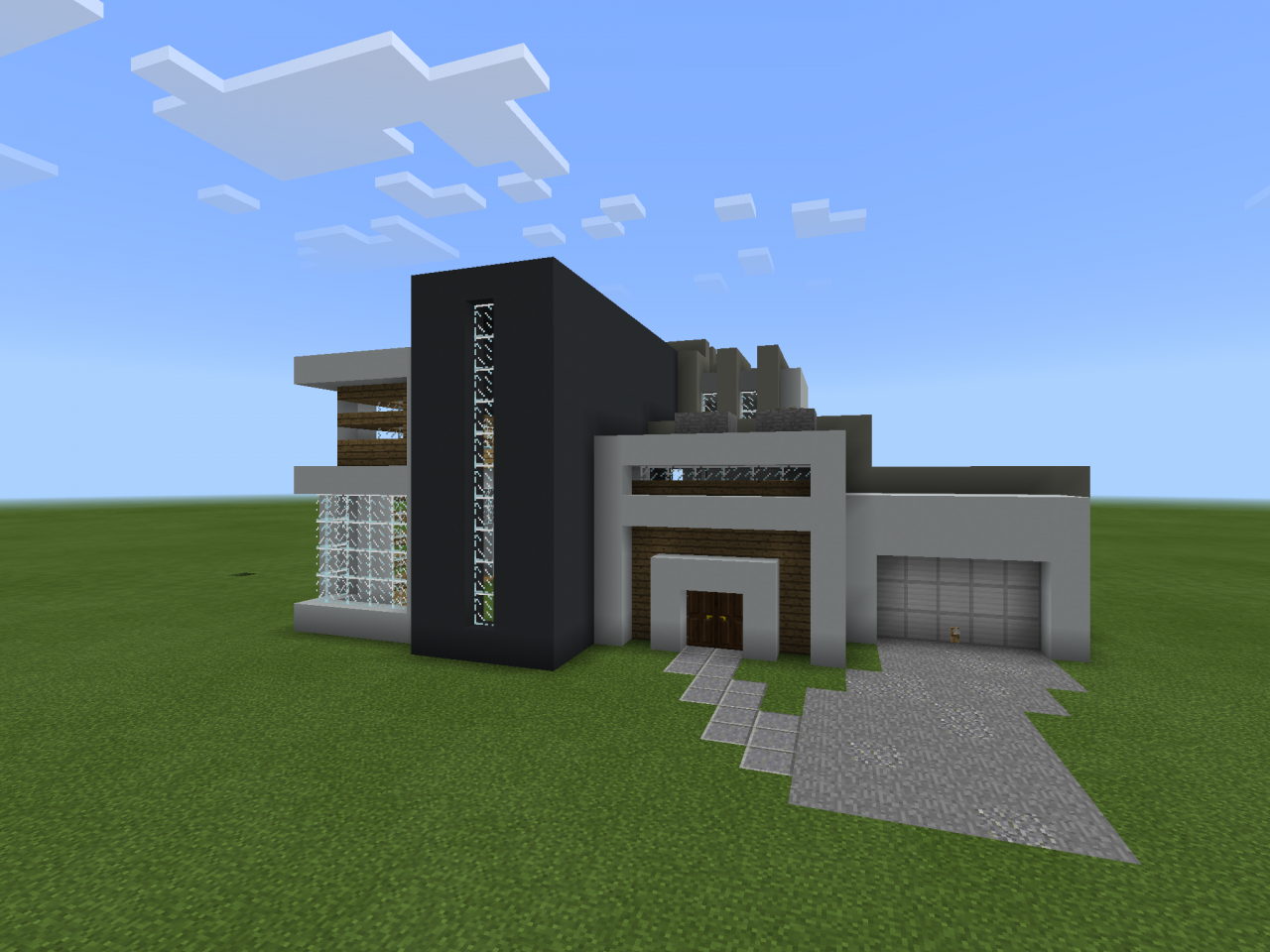 Linear Ooze - A Modern House Minecraft Map