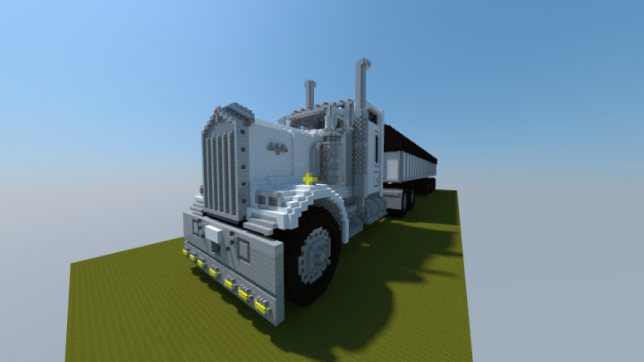 Kenworth W900 with spread axle trailer Minecraft Map