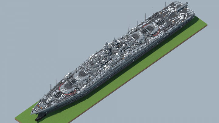 [AU] Hitachi class Nuclear-powered Heavy strike cruiser Minecraft Map
