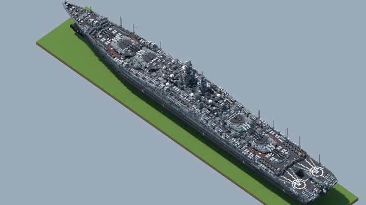 [AU] Hitachi class Nuclear-powered Heavy strike cruiser Minecraft Map