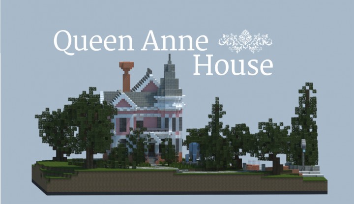 Queen Anne House (World of Wegner) Minecraft Map