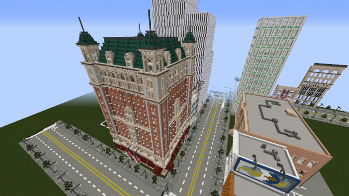 Traditional Hotel in Bluff City Minecraft Map