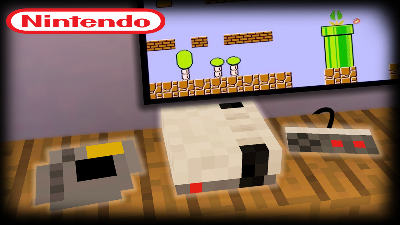 Minecraft - How To Make A Nintendo NES With Controller and Games ...